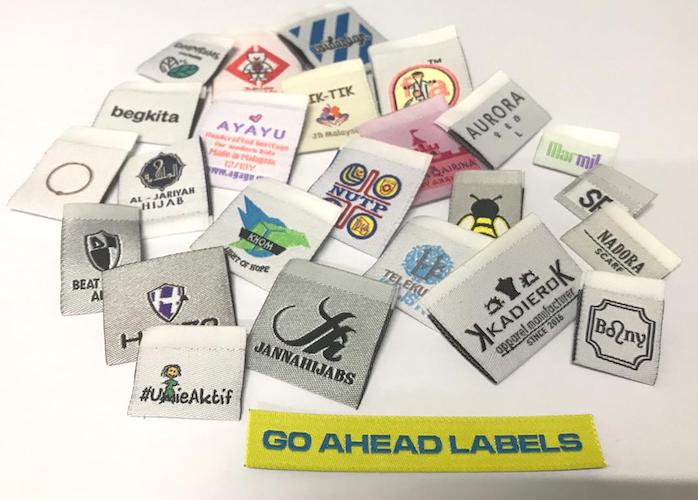 Woven Tudung Clothing Labels Manufacturer Malaysia | Go Ahead Labels